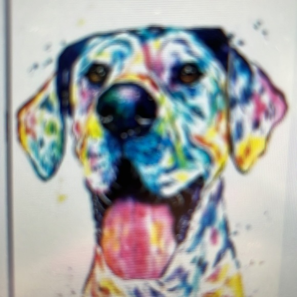 Dastash | Tops | Colorful English Bulldog Splatter Tshirt Dog Dogs ...